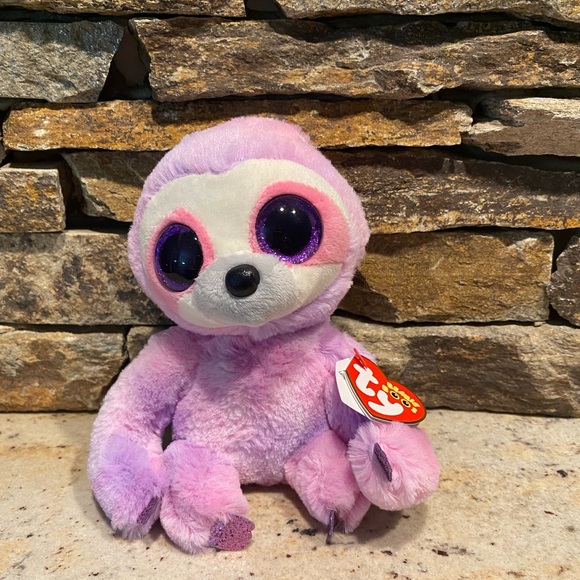 Ty | Toys | Nwt Dreamy The Pastel Sloth Ty Beanie Boos | Poshmark